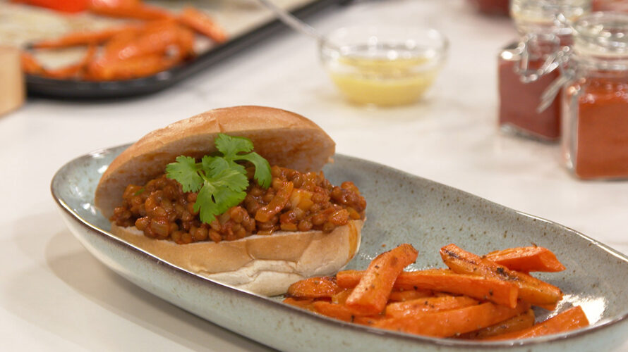 Sloppy Joe met linzen en geroosterde wortel - MAX Vandaag