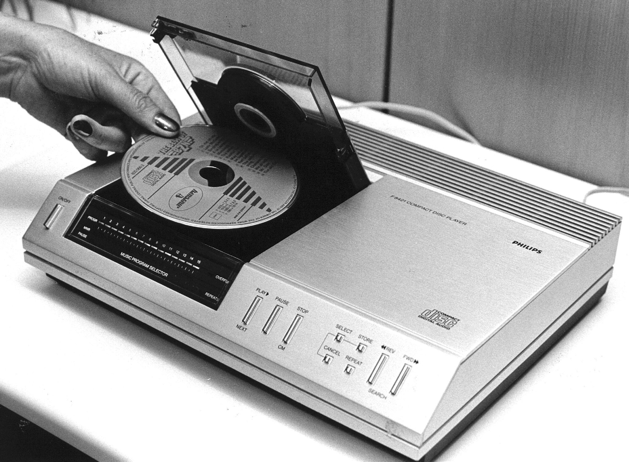 De compact disc, één van de belangrijkste uitvindingen van Philips ...