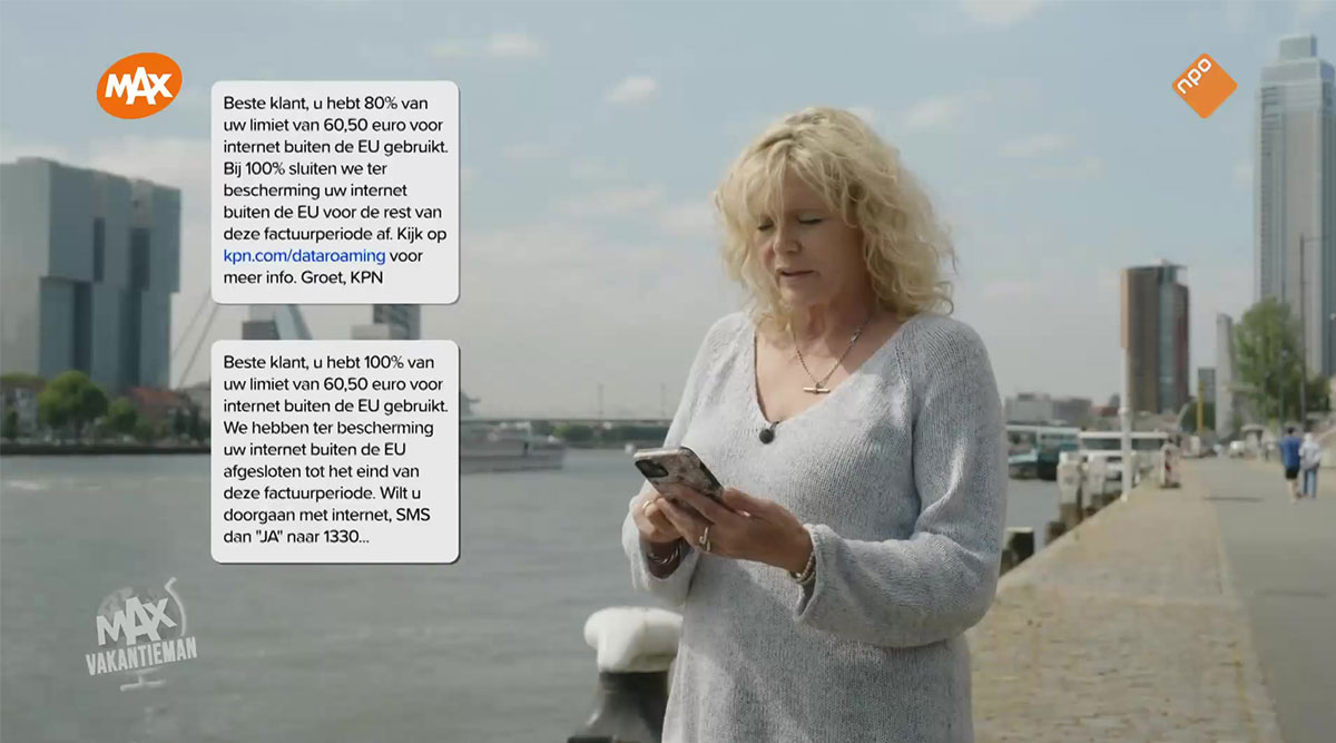 Let op data roaming als u over internationale wateren reist ...